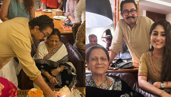 Aamir Khan hosts 89th birthday of mother Zeenat Hussain: See pics