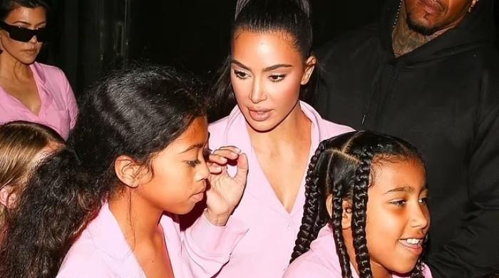 Kim Kardashian shares adorable video of North West’s pre-birthday sleepover