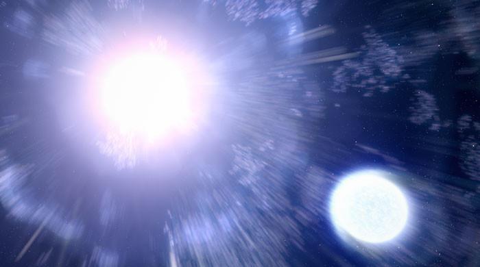 Scientists discover rare star explosion in deep space