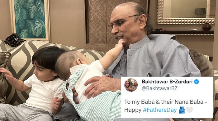 Father's Day: Bakhtawar shares heartwarming photo of sons with Asif Zardari