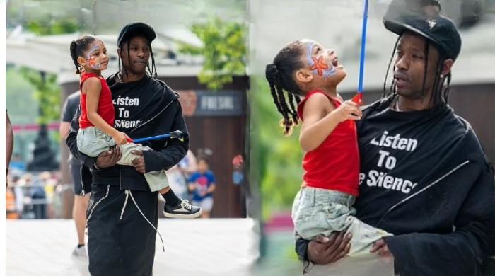 Travis Scott spotted making lovely moments with daughter Stormi Webster
