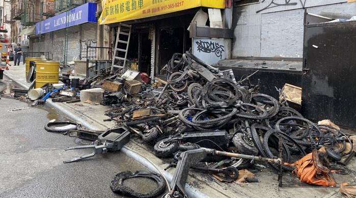 Fire sparked by e-bike lithium batteries kills 4 in New York