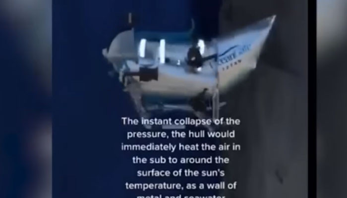 WATCH: Titan's 'catastrophic implosion' may have looked like this