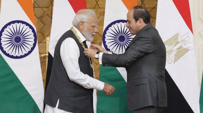 Modi conferred with Egypt’s highest state honour ‘Order of the Nile’