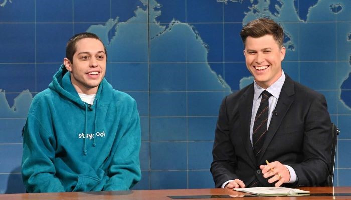 Pete Davidson and Colin Jost unveil plans for Staten Island Ferry ...