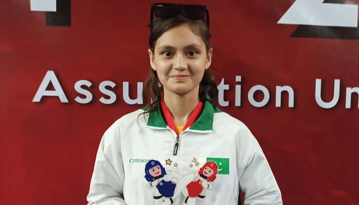 Pakistan’s Ayesha Ayaz wins three medals in International Taekwondo Championship