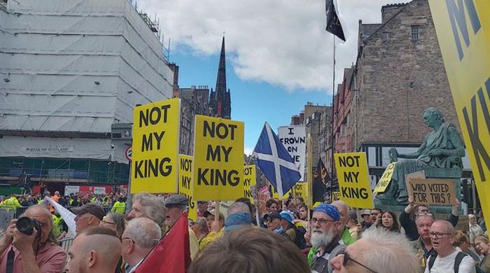 King Charles faces protest ahead of Scottish coronation