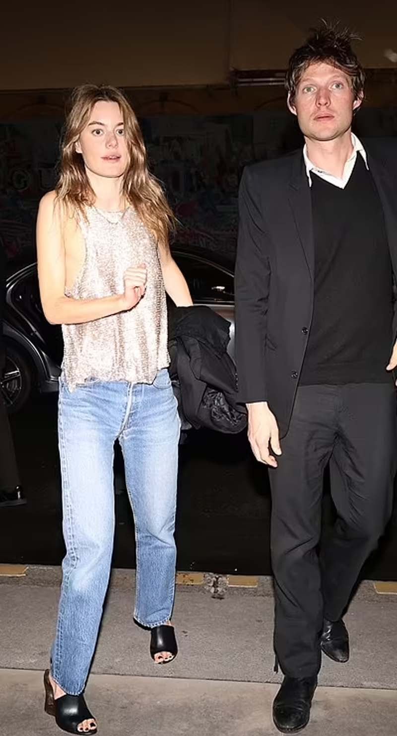 Kate Moss’ beau arrives at hotel with Camille Rowe in tow