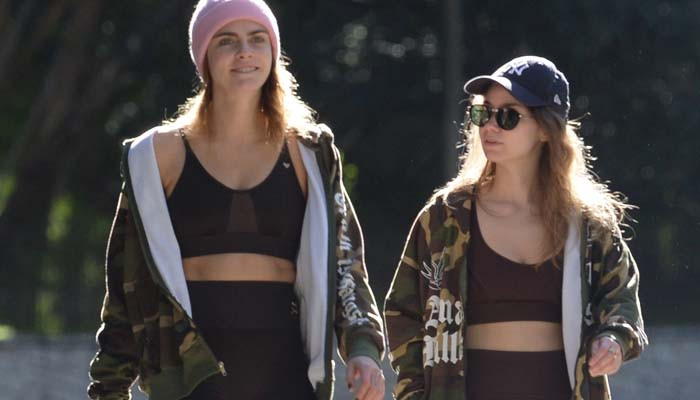 Cara Delevingne enjoys Wimbledon with partner Minke