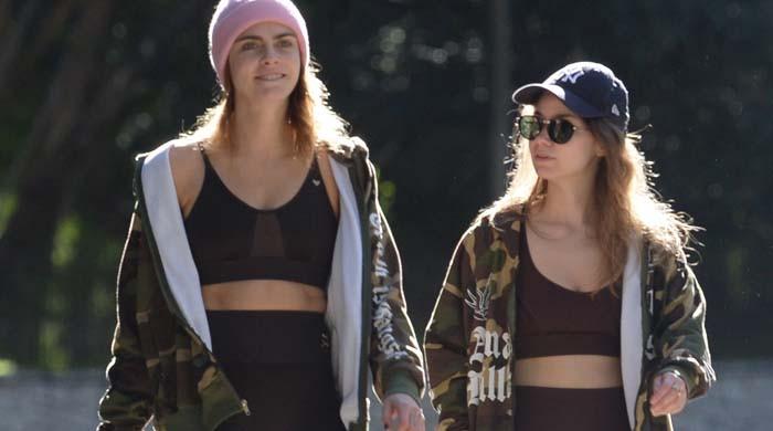Cara Delevingne enjoys Wimbledon with partner Minke
