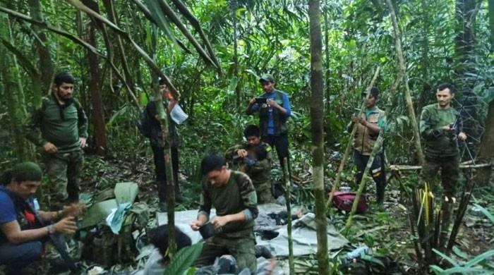 Colombian jungle survivors: Kids rescued after 40 days finally leave ...