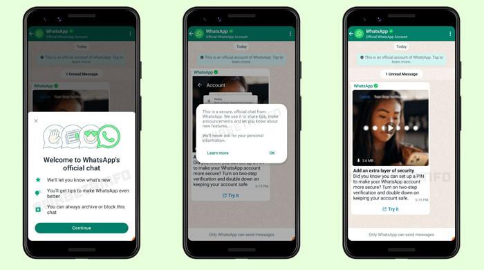 WhatsApp rolls out 'official chat' for tips and tricks