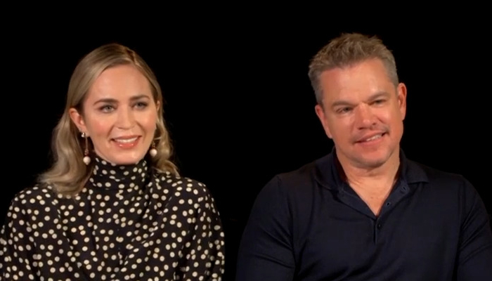 Oppenheimer stars Matt Damon and Emily Blunt reveal their kids share ... Oppenheimer stars Matt Damon and Emily Blunt reveal their kids share ...