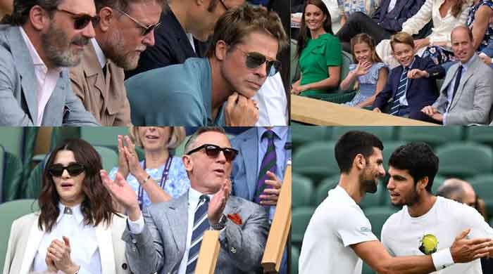 Brad Pitt, Daniel Craig join Kate Middleton at Wimbledon