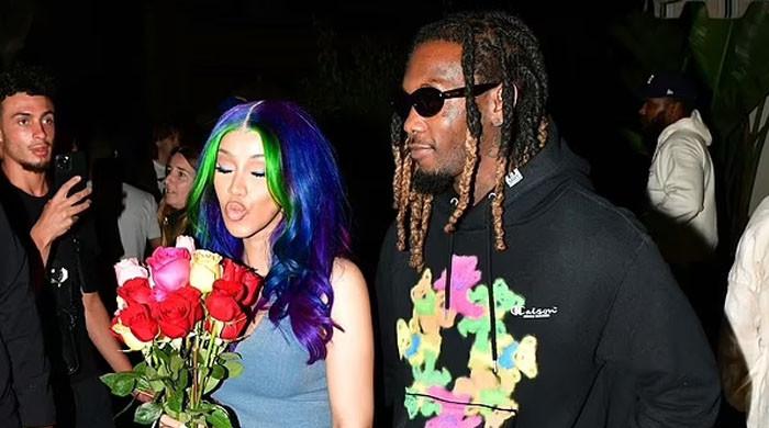 Cardi B debuts blue hair as she enjoys date with Offset Date after ...