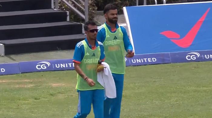 WATCH: India's former skipper Virat Kohli becomes 'water boy'