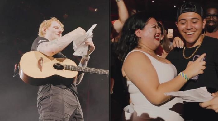Ed Sheeran does his first gender reveal, shares words of wisdom as girl dad