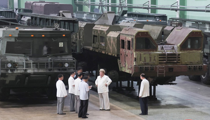 Kim Jong-un's visit to weapon factories 'multipurpose': South Korea