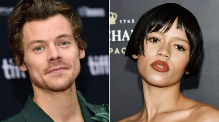 Harry Styles introduces Taylor Russell to his pals: 'He is totally ...