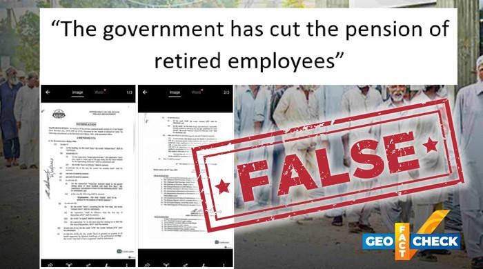 Fact-check: Fake notification shared online about cut in pension of ...