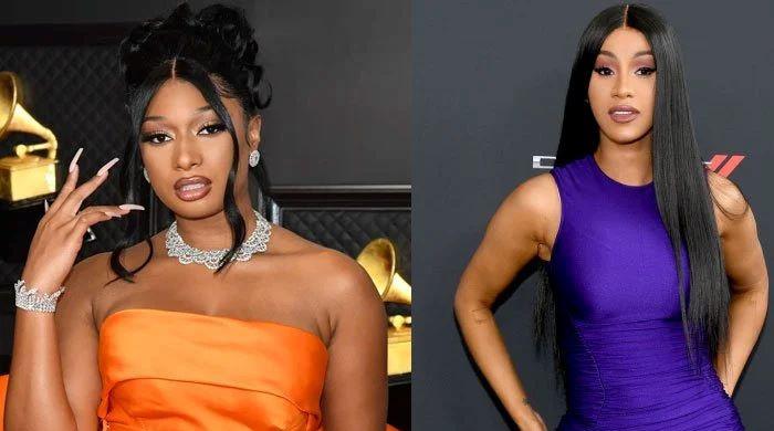 Cardi B and Megan Thee Stallion tease upcoming collaboration 'Bongos ...