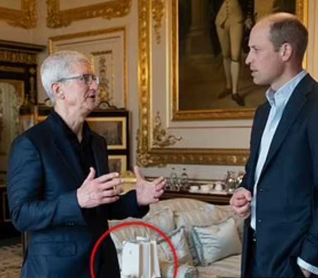 Tim Cook brought Apple watches for Prince William and Kate Middleton?
