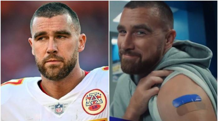 Taylor’s Swift’s beau Travis Kelce branded ‘Mr. Pfizer’ after vaccine ads