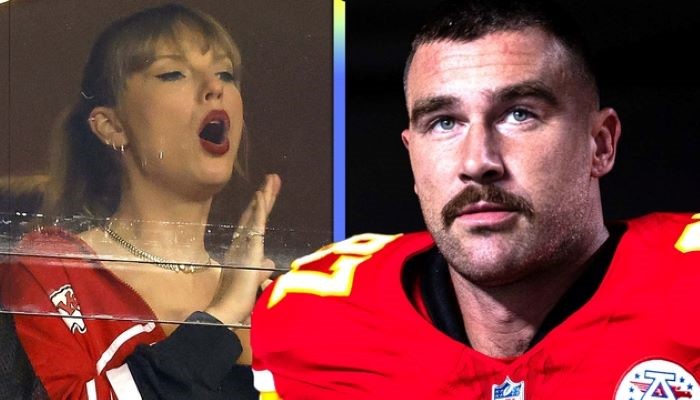 Travis Kelce teases dad's 'terrifying conversation' with Taylor Swift Travis Kelce teases dad's 'terrifying conversation' with Taylor Swift