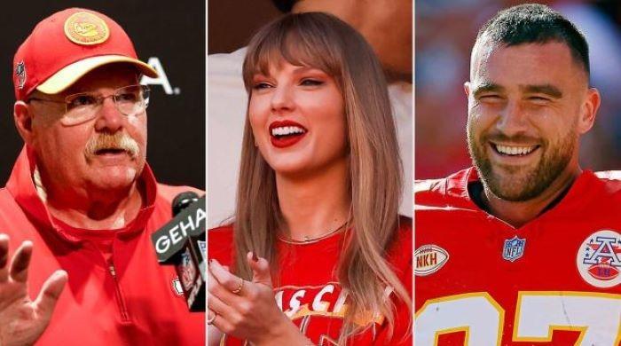 Chiefs Coach approves Travis Kelce, Taylor Swift's touchdown romance