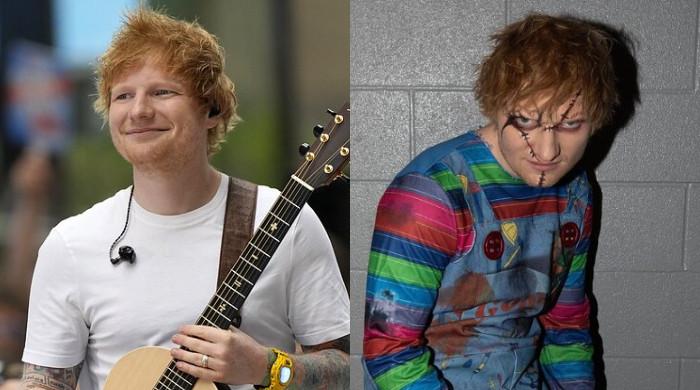Ed Sheeran haunts fans at concert in Chucky costume - watch video