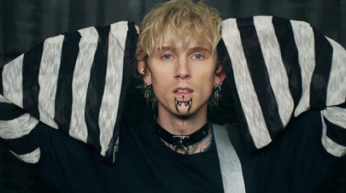 Machine Gun Kelly fires back at critics over cringeworthy Grand Prix ...