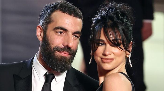 Dua Lipa steps out in style with beau Romain Gavras and brother Gjin