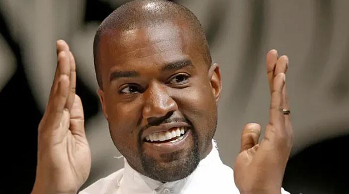 Kanye West acts crazy for the camera?
