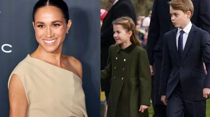 Princess Charlotte, Prince George reject Meghan Markle's claims, video ...