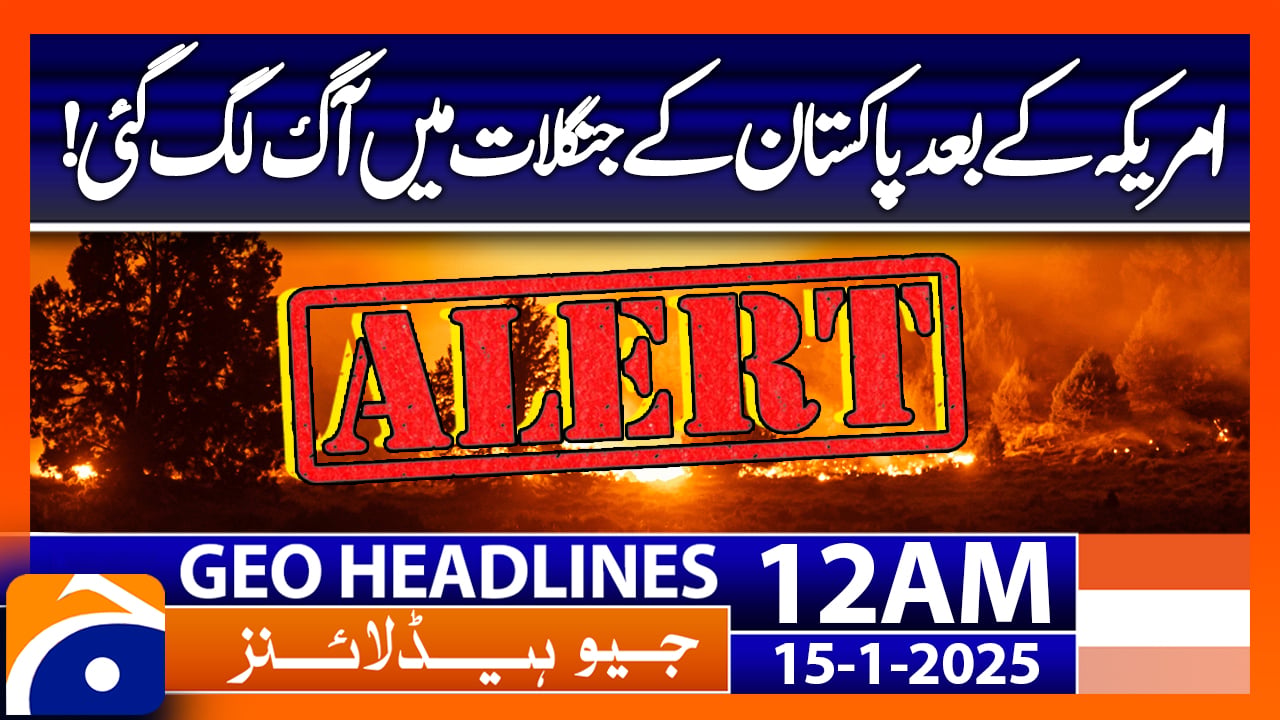 Geo News 12 AM Headlines - 15th Jan 2025