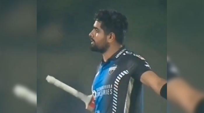 Watch Babar Azams Furious Reaction At Opposing Teams Player During