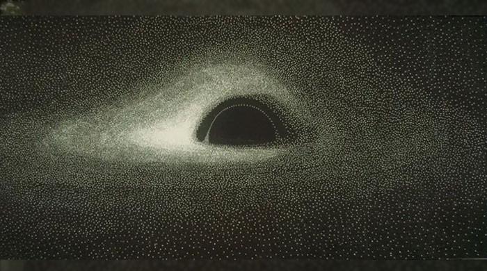 First-ever machine-visualised image of supermassive black hole bends minds