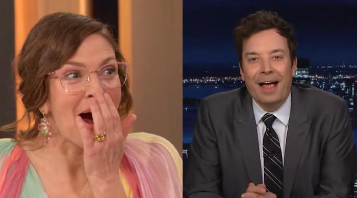 Drew Barrymore receives 'crazy' surprise from Jimmy Fallon
