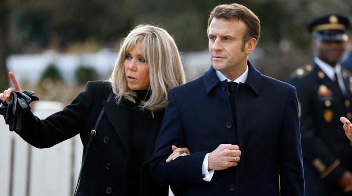 France's Emmanuel Macron responds to rumours claiming his wife was born ...