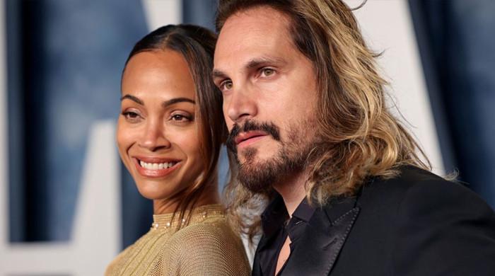 Zoe Saldana enjoys night out with husband Marco