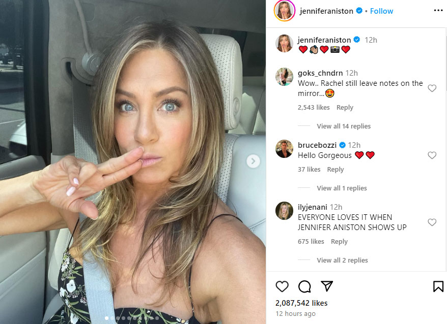 Jennifer Aniston shares rare photos dump Jennifer Aniston shares rare photos dump