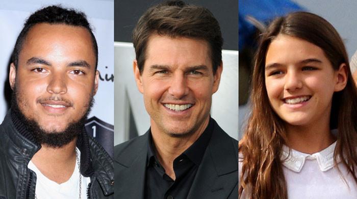Rare snap shows Tom Cruise with adopted kids