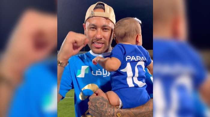 Neymar celebrates with baby daughter after Ronaldo's Al Nassr fail to ...