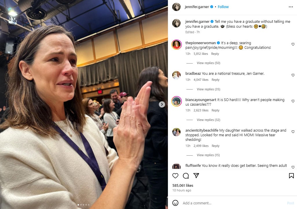 Jennifer Garner broke down over daughter Violet's major milestone