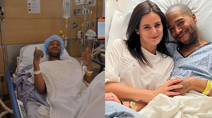 Kid Cudi shares update from hospital after second foot surgery