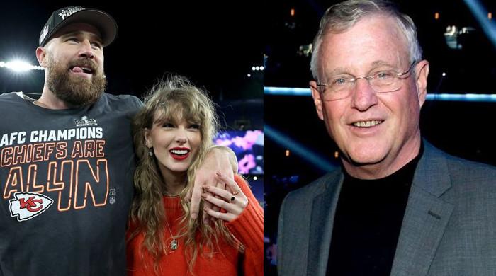 Travis Kelce stuns Taylor Swift's father with surprise 'Eras Tour' appearance