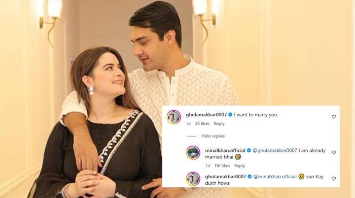 Minal Khan leaves fan 'heartbroken' over marriage proposal