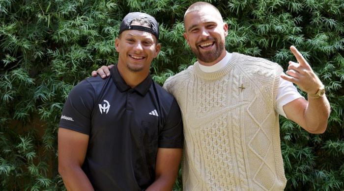 Travis Kelce gifts pal Patrick Mahomes THIS special gift on his big day Travis Kelce gifts pal Patrick Mahomes THIS special gift on his big day