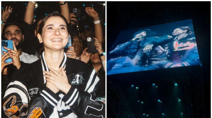 WATCH: Indian singer Diljit Dosanjh invites Hania Amir on stage in ...
