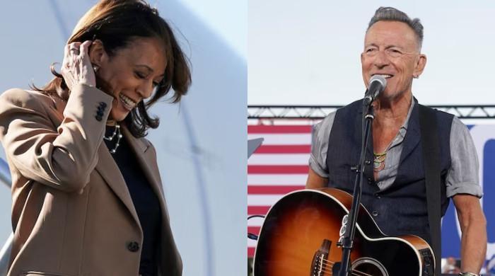 Springsteen, at Harris rally, warns of 'American tyrant' Trump